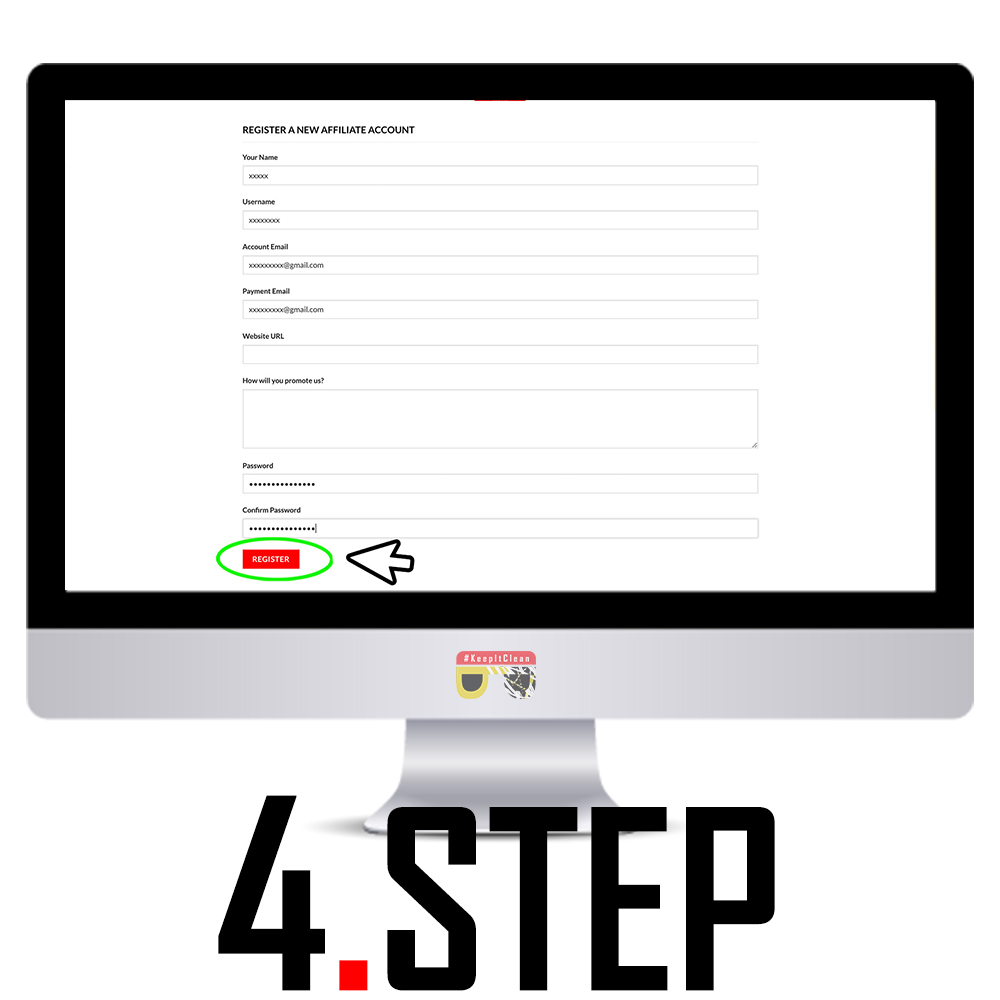 Step by Step - Affiliate Program Registration | Party Accessory Shop