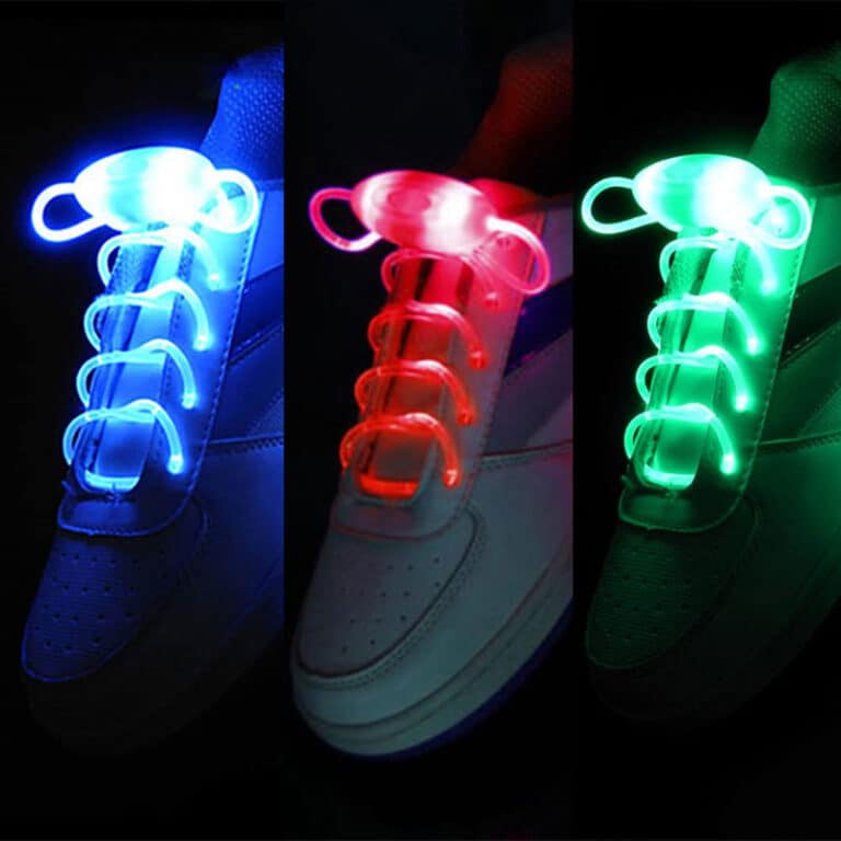 Blinky Shoes Multicolor | LED Neon Shoelaces | Party Accessory