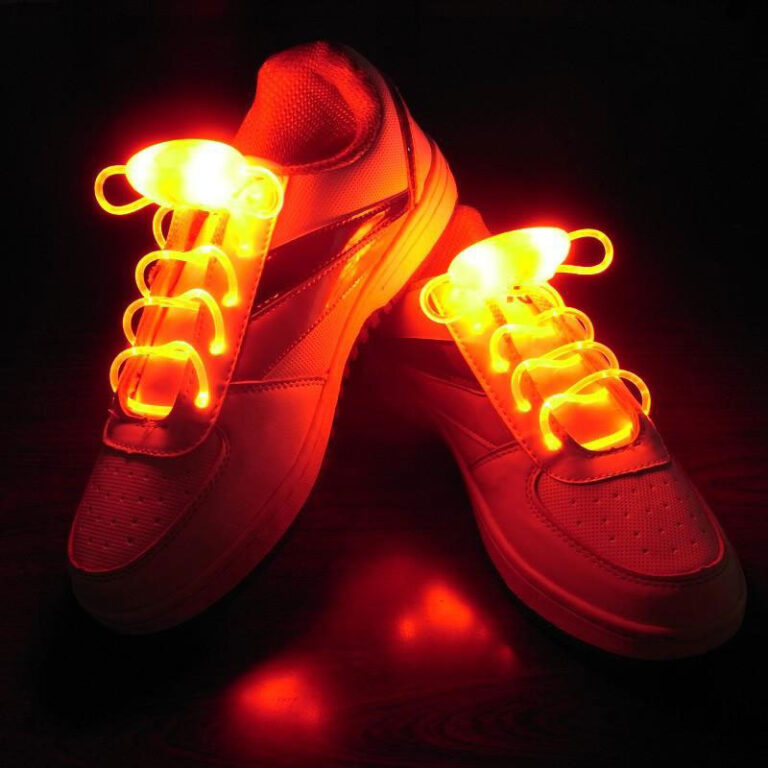 Blinky Shoes Orange | LED Flashing Shoelaces | Party Accessory