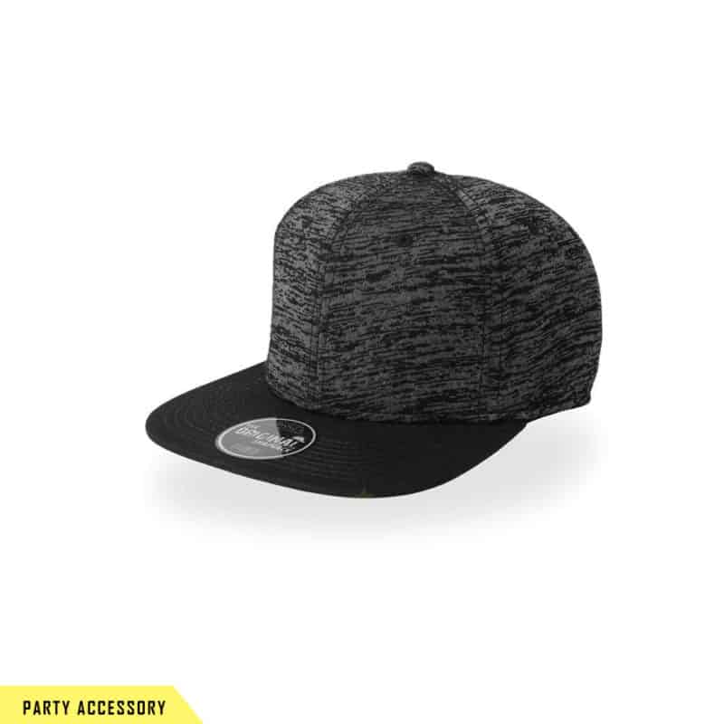 Elegant Snap Unisex Black Snapback Cap | Party Accessory