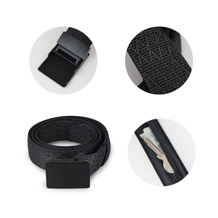 Hidden Pocket Belt | Secret Zipper Compartment | Party Accessory