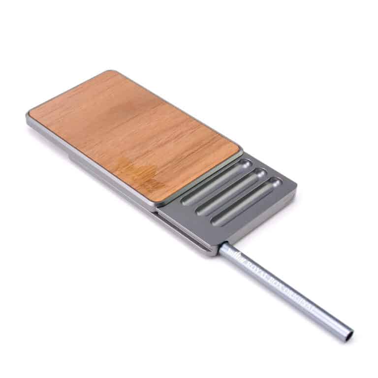 Royal Box Walnut Titanium | Snuff Kit | Party Accessory